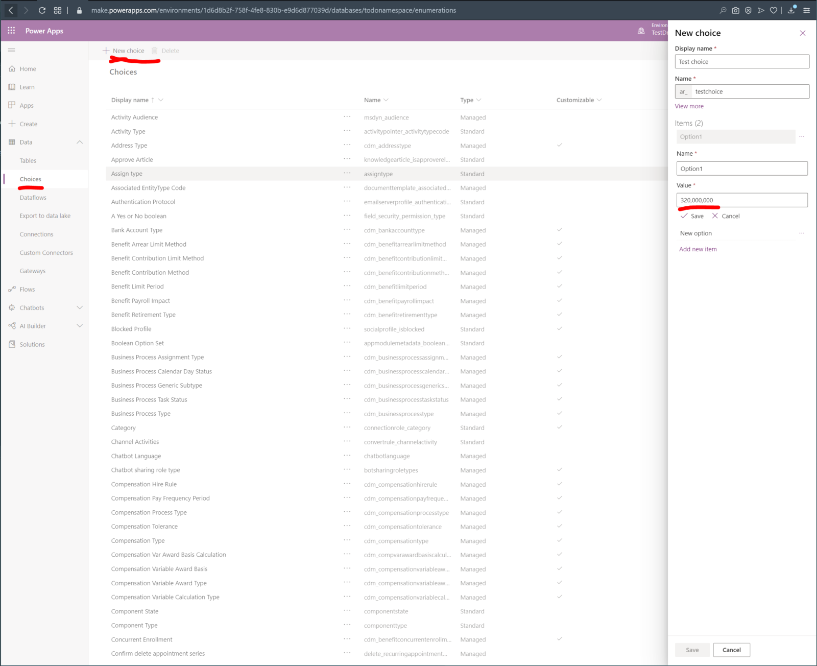 How to change Dataverse / Dynamics CRM solution object prefix and option value start value ...